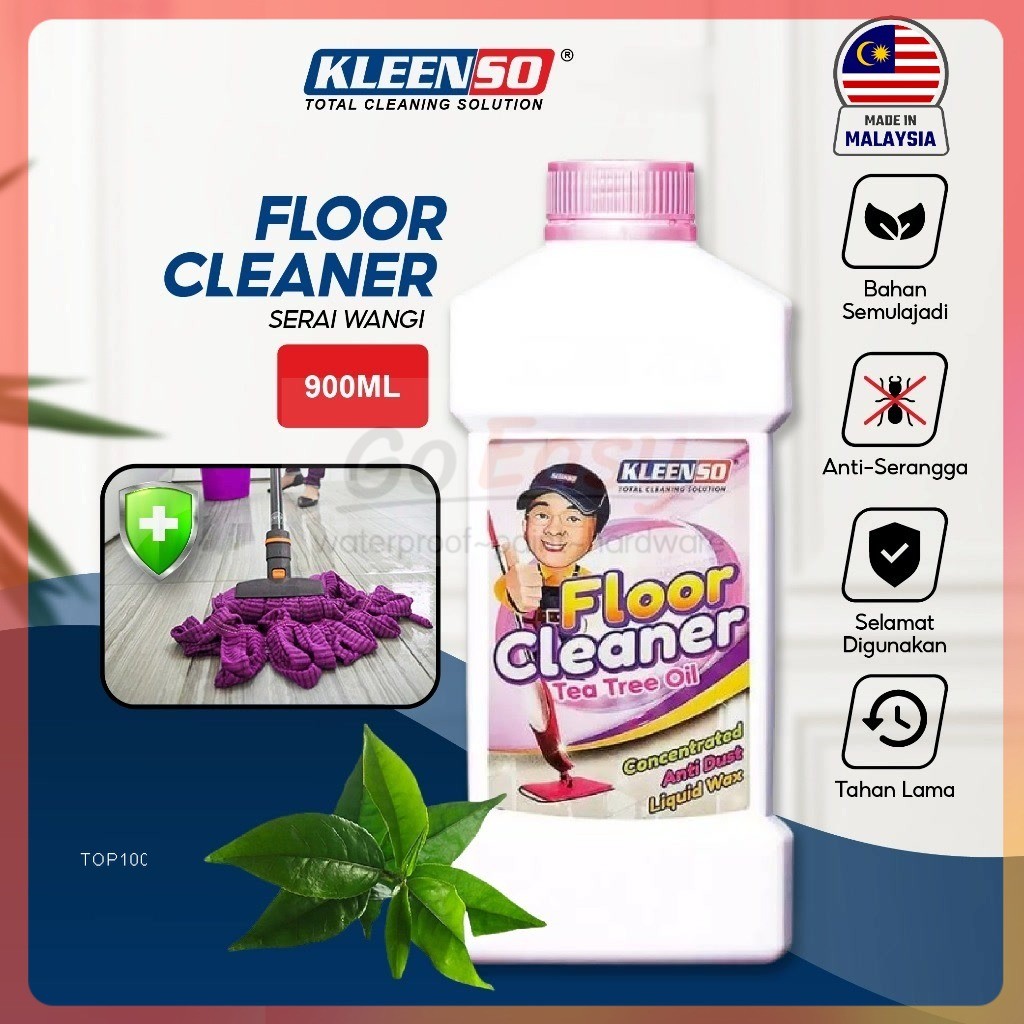 Kleenso 9 in 1 Tea Tree Oil Floor Cleaner Toilet Cleaner 900ml l ...