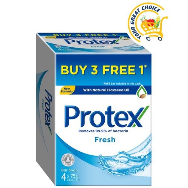 Protex Bar Soap Fresh 4 x 75g | Shopee Malaysia