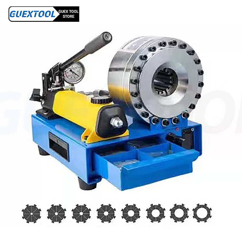 Portable Manual Liquid Compression Pipe Press Hydraulic Hose Crimper ...