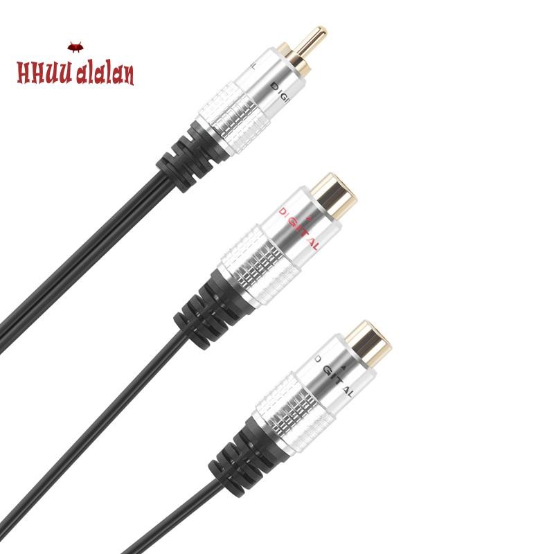 Metal Female to Dual 2 Male Gold Plated Adapter, Stereo Splitter Y ...