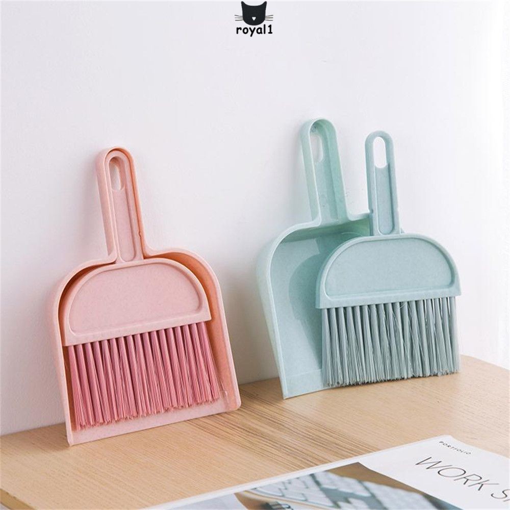 Clean Small Broom Student Desktop Tools Sturdy Intensive Bristles ...