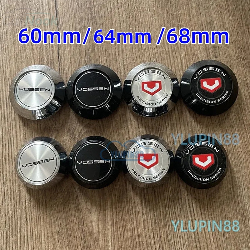 Vossen Center Caps 60/64/68mm ABS - JDM Wheel Hub Cover Set 4pcs for ...