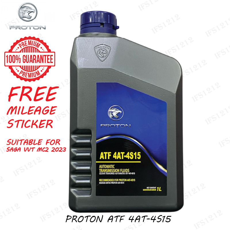 🇲🇾ORI NEW🔥 PROTON 4AT-4S15 AUTO OIL 1L SAGA VVT 2023> MC2 ATF ...