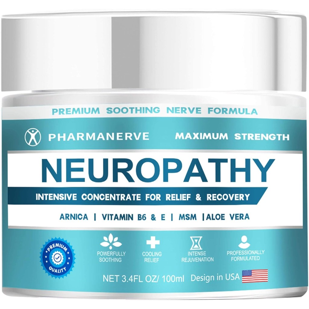Neuropathy Cream, Nerve Cream Maximum Strength for Feet, Hands, Legs ...