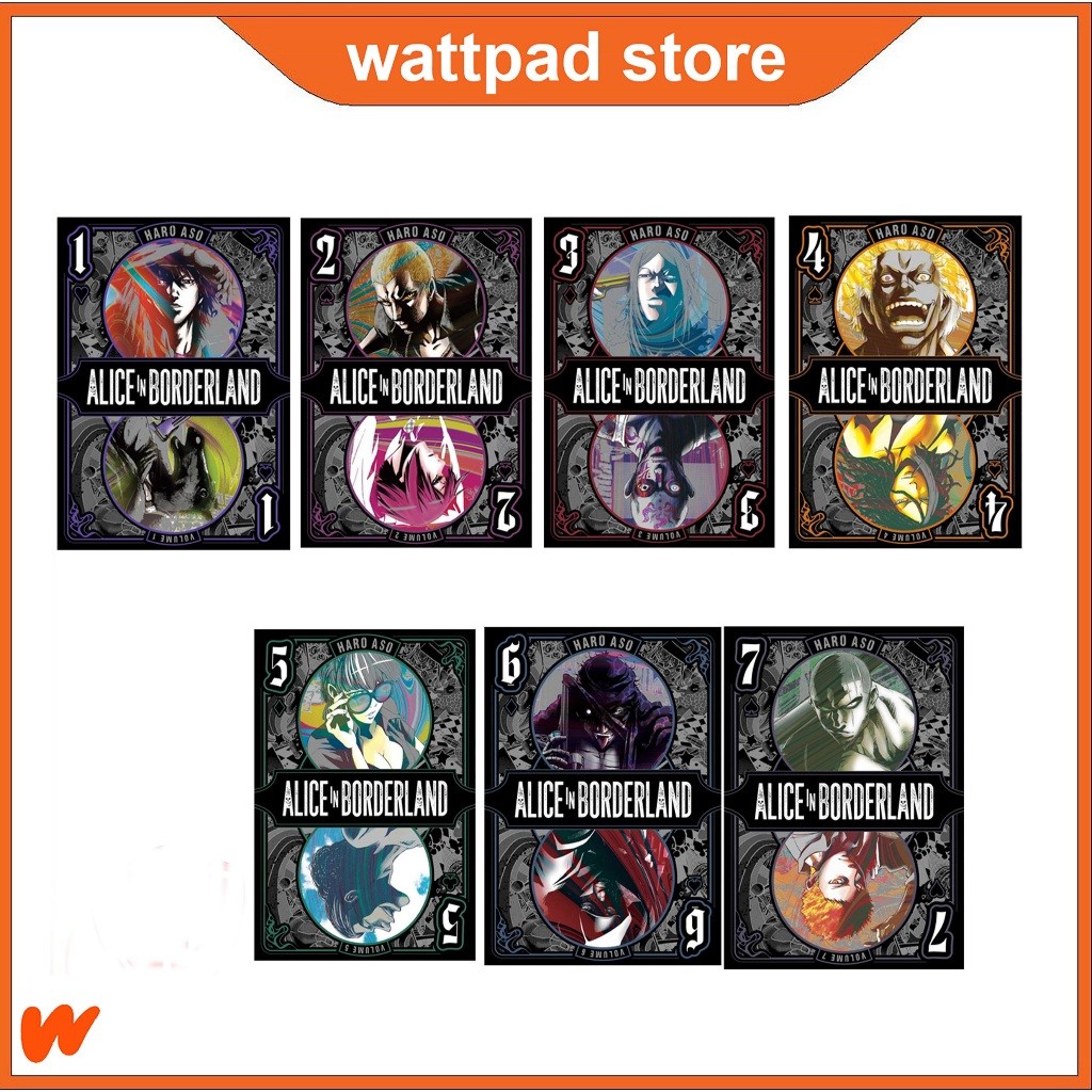 Alice in Borderland manga, 9 Book Series by Haro Aso (English) | Shopee ...