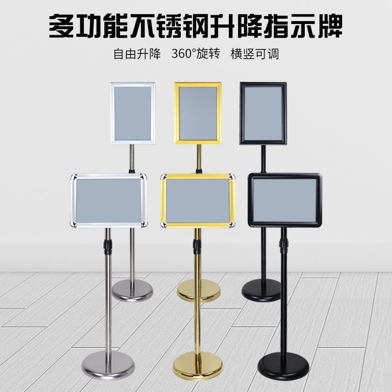 Stainless Steel a4 Stand Sign Sign Standing Billboard Water Sign ...