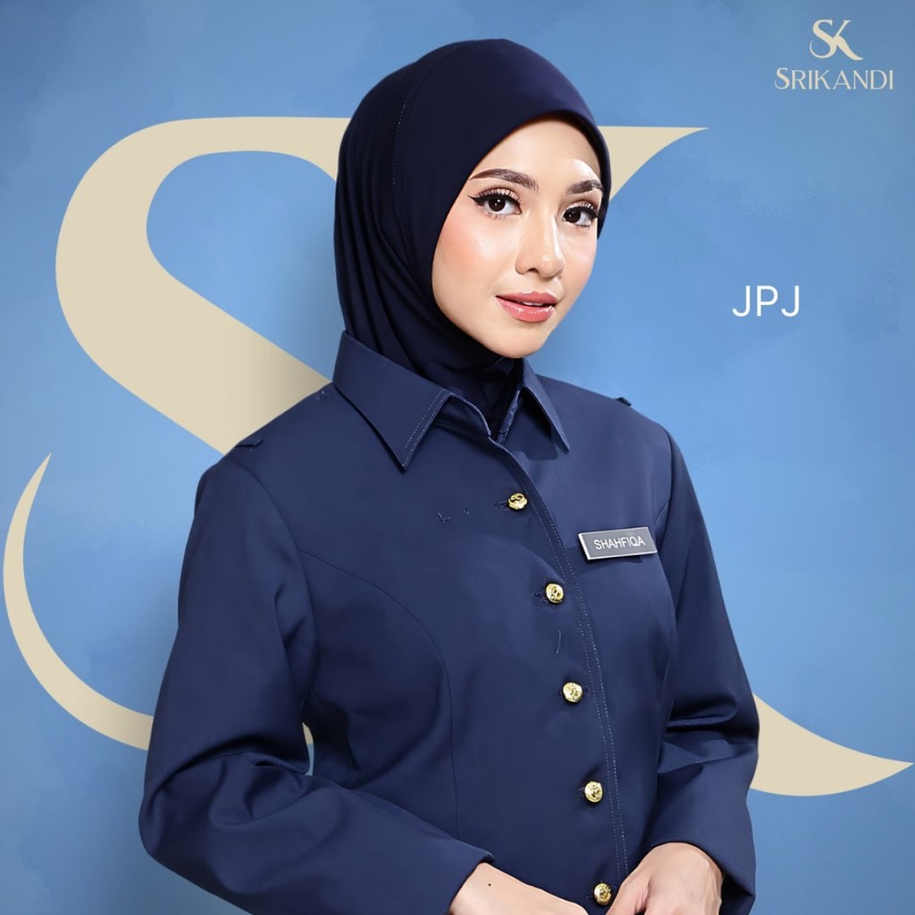 SriKandi (Biru Gelap) Tudung Kastam Air Force JPJ TudungSicomel Selesa ...