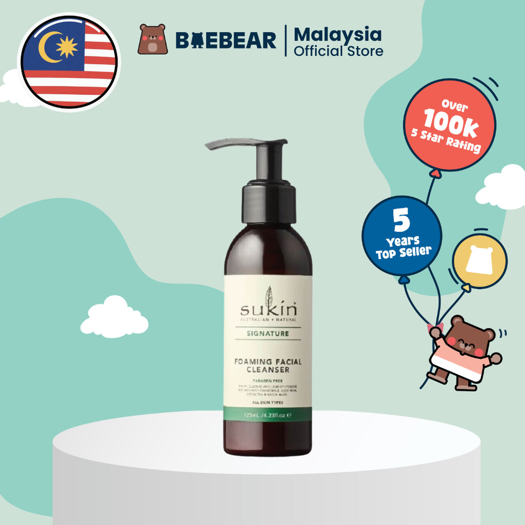 SUKIN SIGNATURE FOAMING FACIAL CLEANSER (PUMP) 125ML | Shopee Malaysia