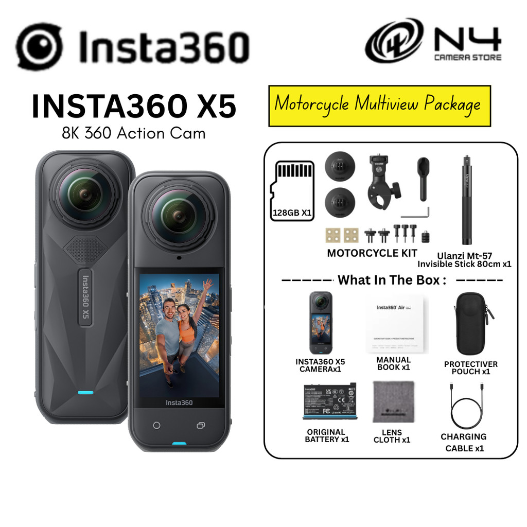 Insta360 X5/Insta360 One X5/The Ultimate 8K 360º Action Camera ...