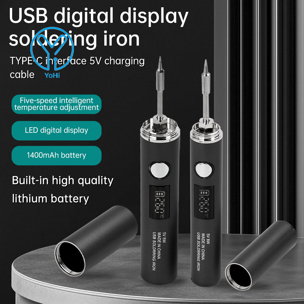 YoHi USB soldering iron TYPE-C interface plug-in model with three ...