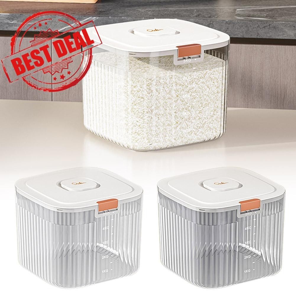 Ira Rice Storage Bolb Capacity Rice Dispenser Grain Container Food ...