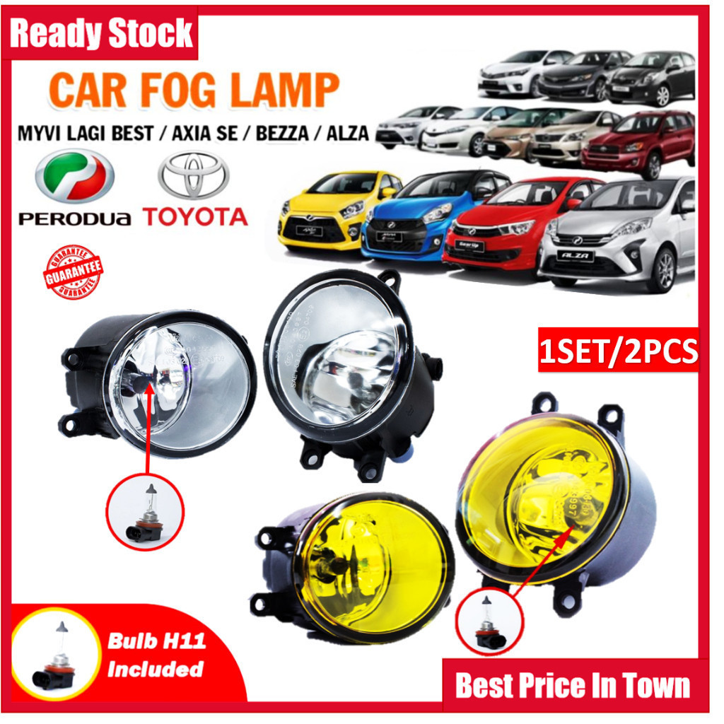 Perodua Toyota Fog Light Sport Light Fog Lamp OEM Myvi Axia Bezza Alza Vios Camry Fog Light ...