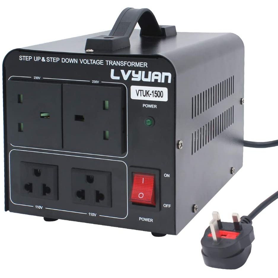 1500W/2000W Step Up & Step Down Voltage Transformer Small Household ...