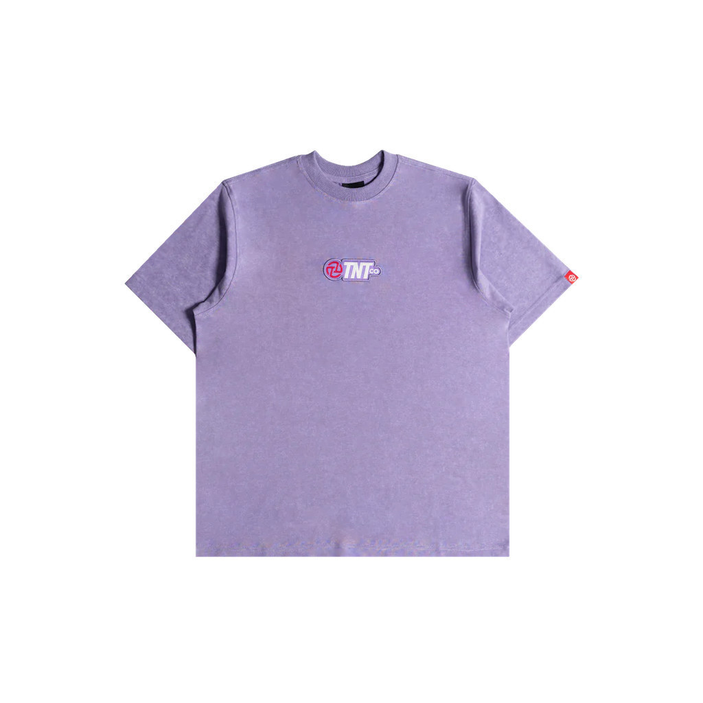 TNTCO ACID WASHED LOGO TEE (LIGHT PURPLE) | Shopee Malaysia