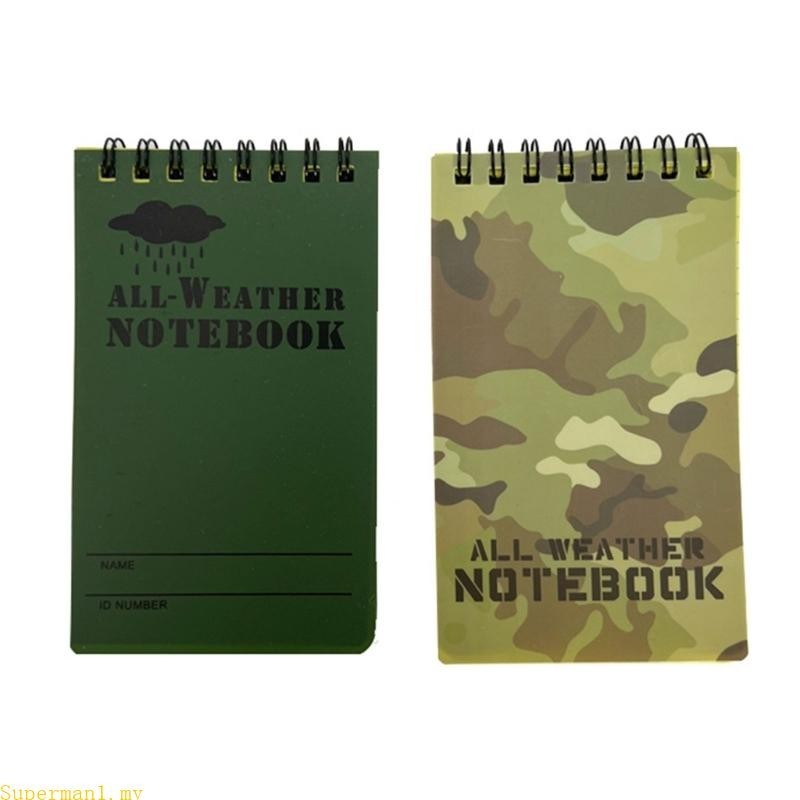 Best Waterproof Notebook Tactical All-Weather Spiral Memo-Paper Notepad ...