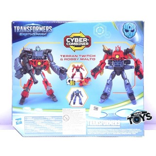 Transformers EarthSpark Cyber-Combiner Terran Twitch and Robby Malto ...