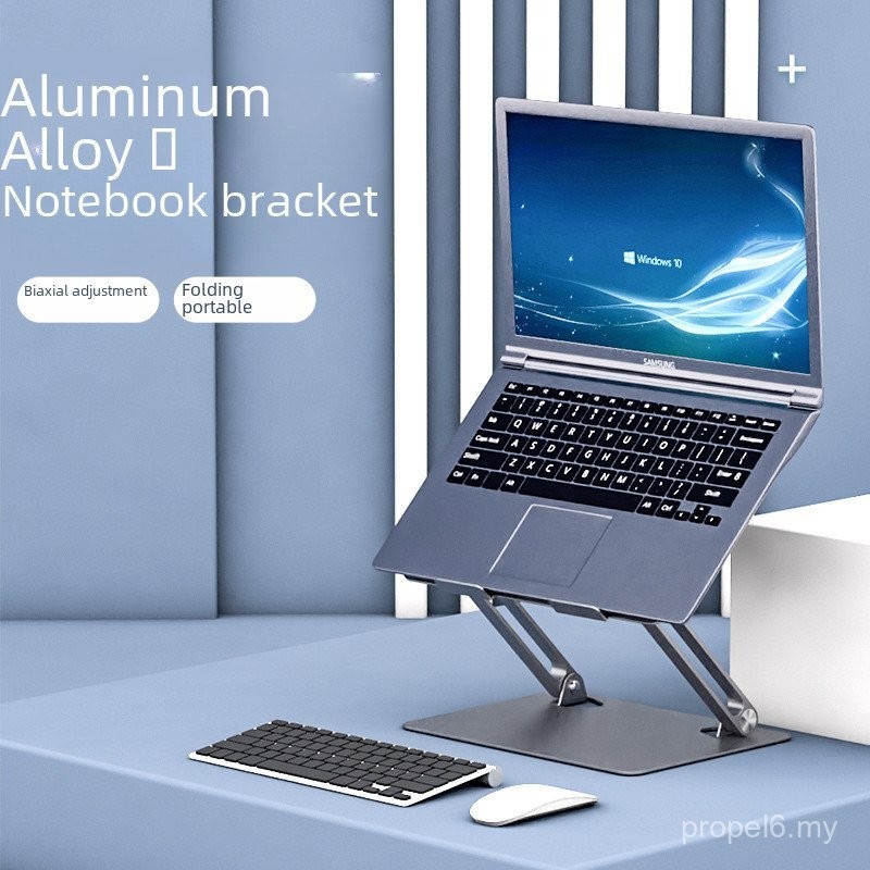 Braket komputer riba boleh dilipat aluminium logam aluminium tablet ...