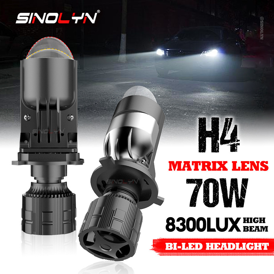 H4 LED Headlamp Mini H4 Bi-LED Projector Lens Canbus EMC Decoder Error ...