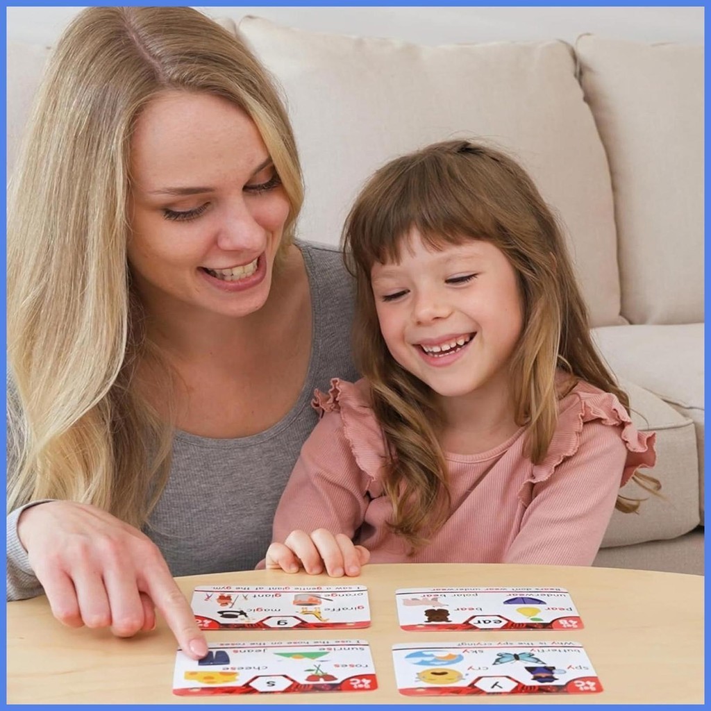 Sight Words Flash Cards Sound Recognition Skills With Vowels Digraphs ...