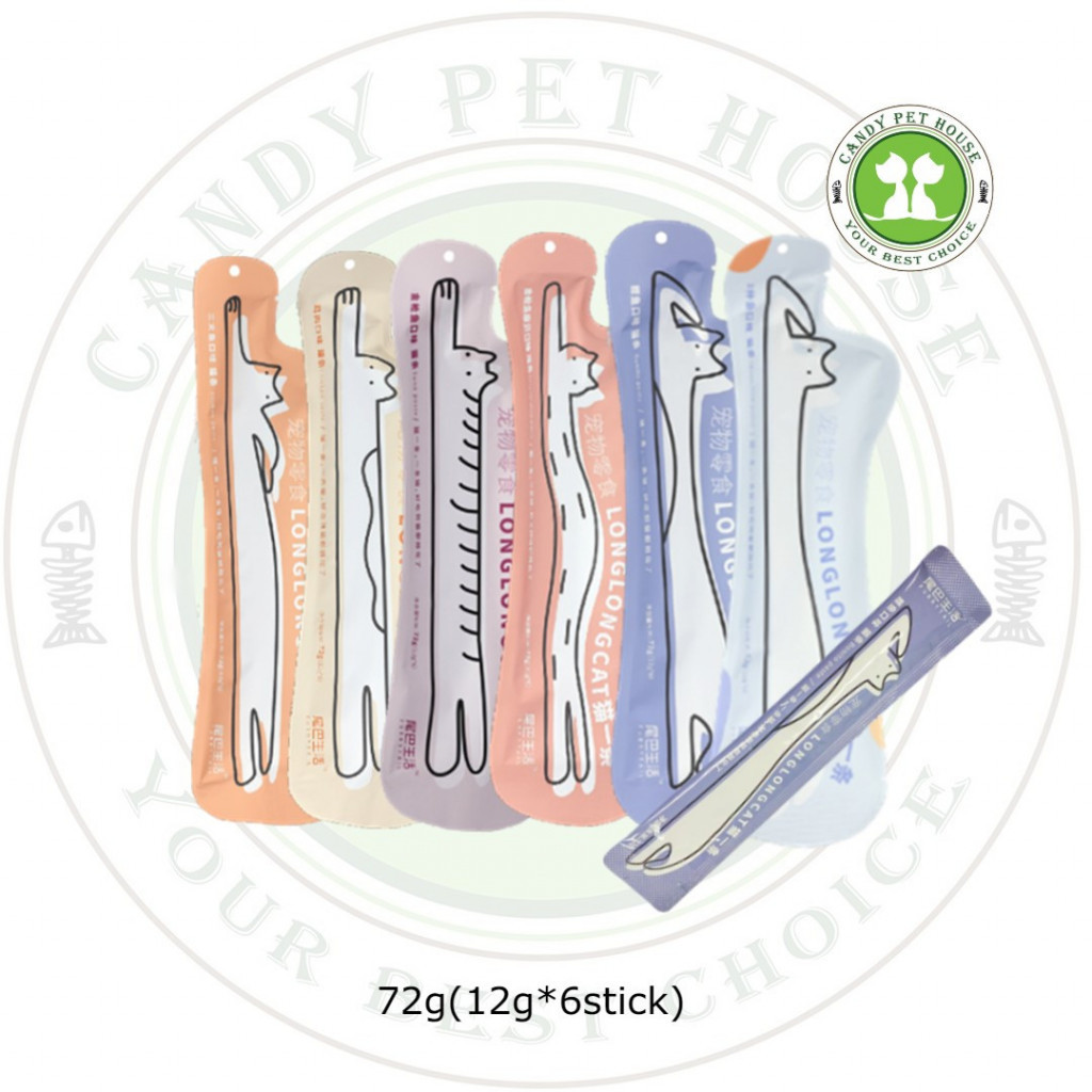 Furrytail LongLong Cat /Cat Treat/Cat Stick-72g(12g*6stick)/Mix(6in1) | Shopee Malaysia