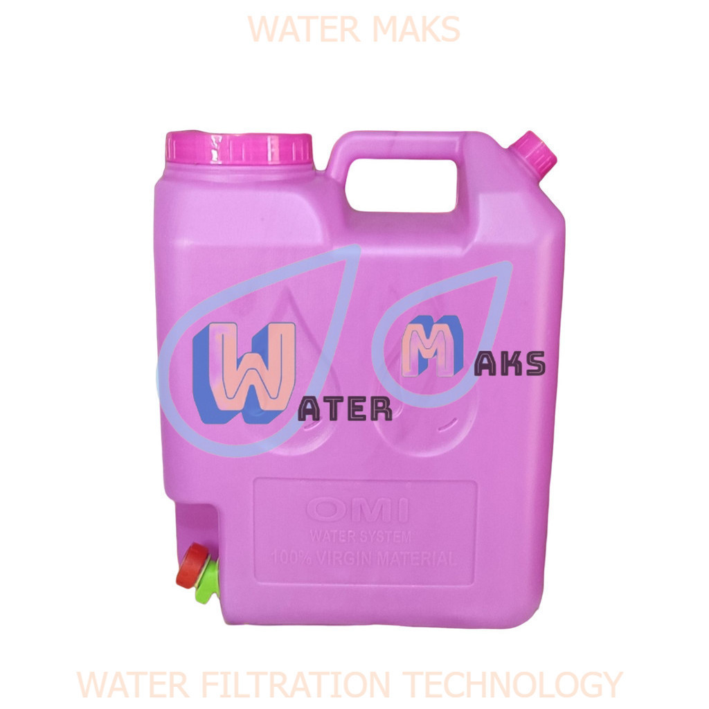 Aesthetic PINK 5 Gallon Slim Jug Water Container with Faucet | Shopee ...