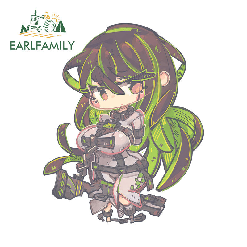 EARLFAMILY 13cm Nikke Goddess of Victory Chibi Car Sticker Cartoon ...