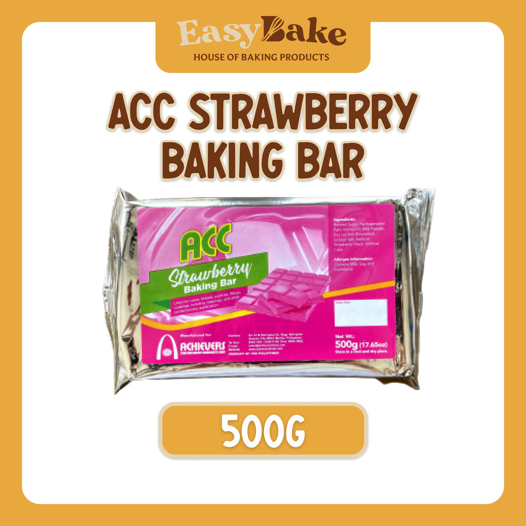 ACC Strawberry Baking Bar (500g) | Shopee Malaysia
