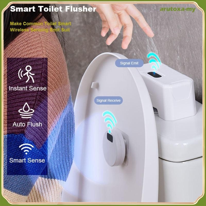 [ArutoxaMY] Touchless Toilet Flush Infrared Sensor Toilet Flush Button ...