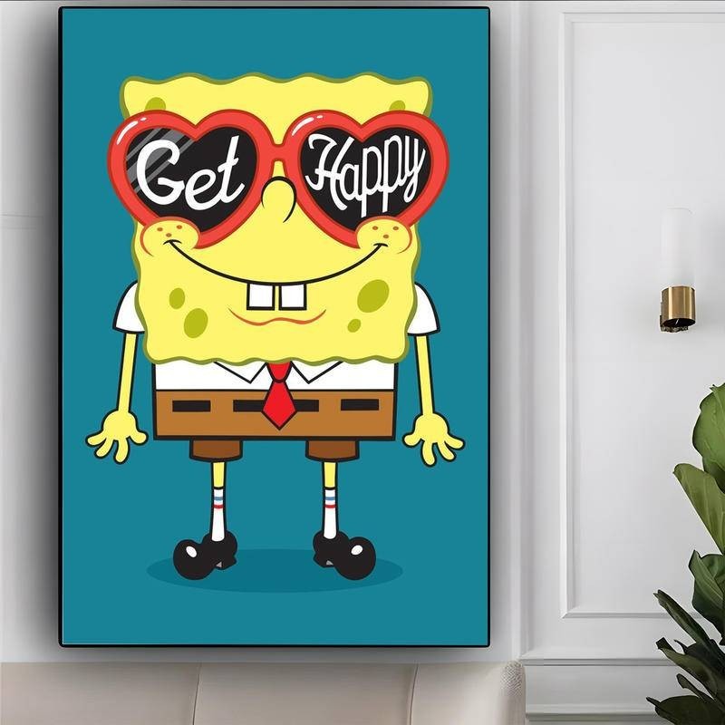 The Magical Scenes from SpongeBob SquarePants with No Framed Posters ...