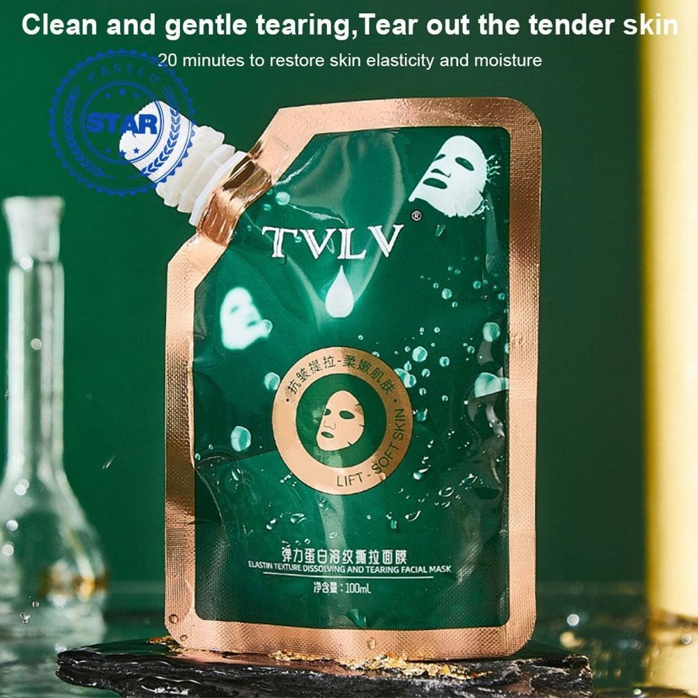 TVLV Moisturizing Facial Mask Peel-off Mask Brightening 100ml Care Skin ...