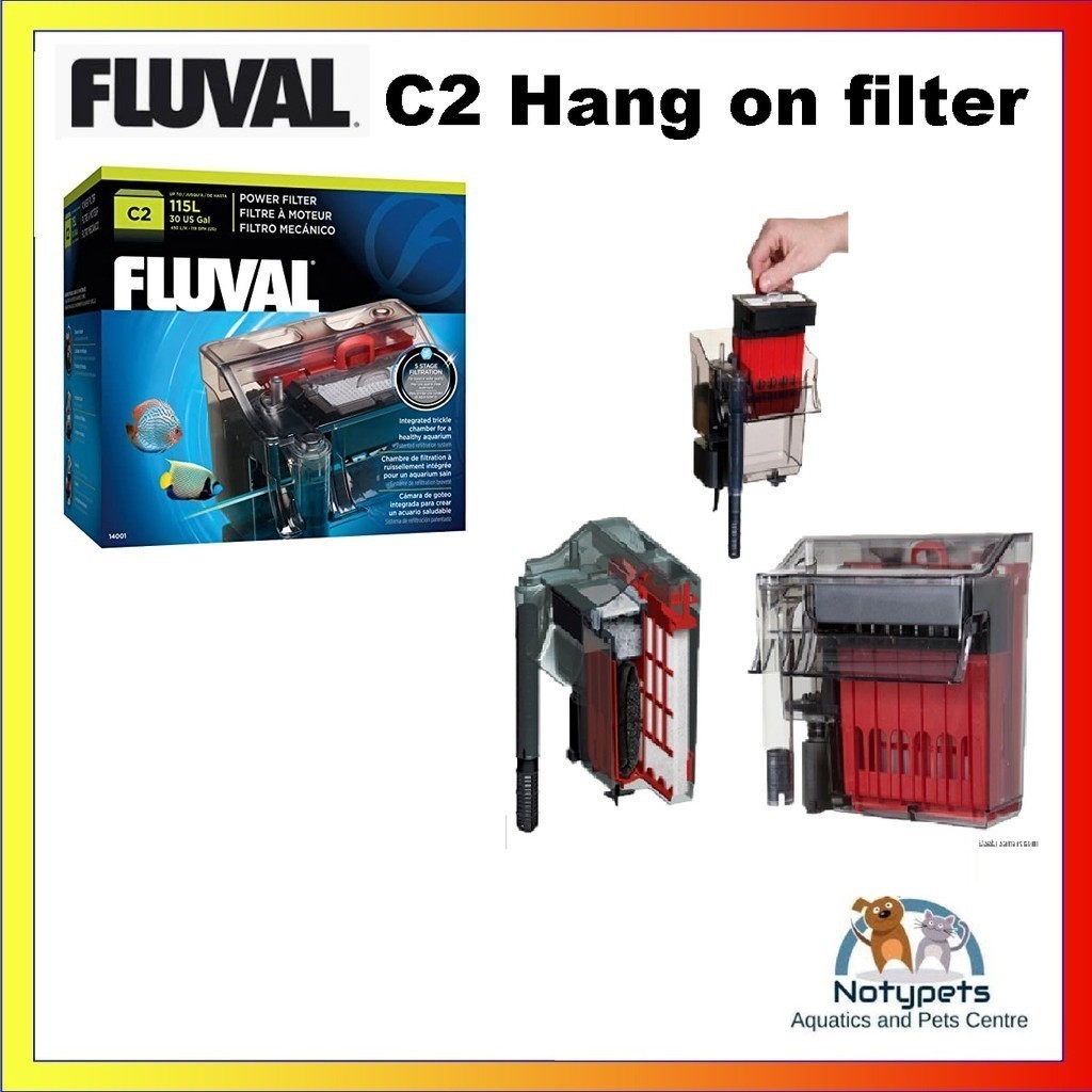 Fluval C2 Hang On Filter (38-115L) | Shopee Malaysia