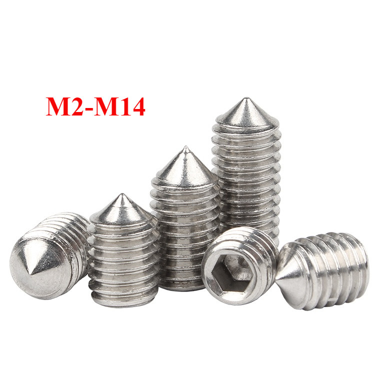 SUS304 Headless Set Screw M2M2.5M3M4M5M6M8M10M12 tip Screw TAPER Metric ...