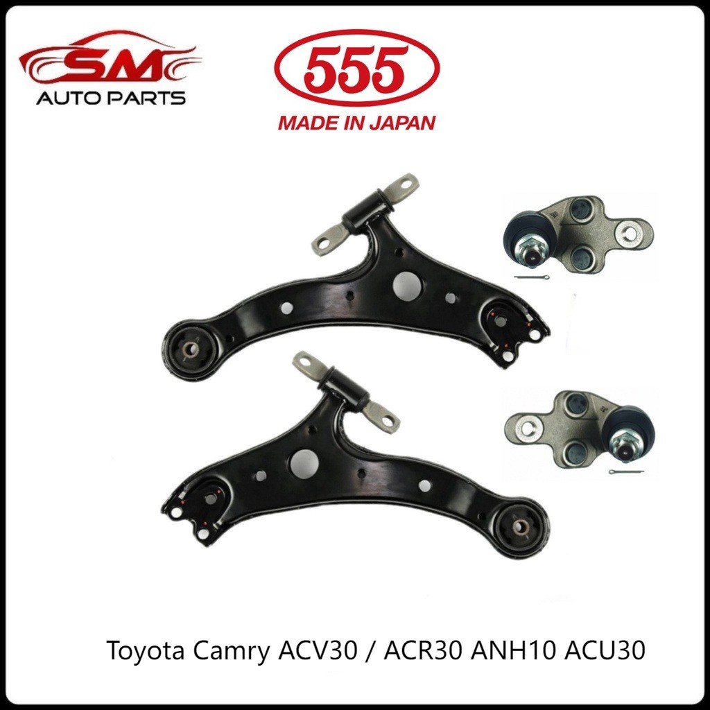 555 Front Lower Arm With Ball joint Set - Toyota Camry ACV30 / ACR30 ...