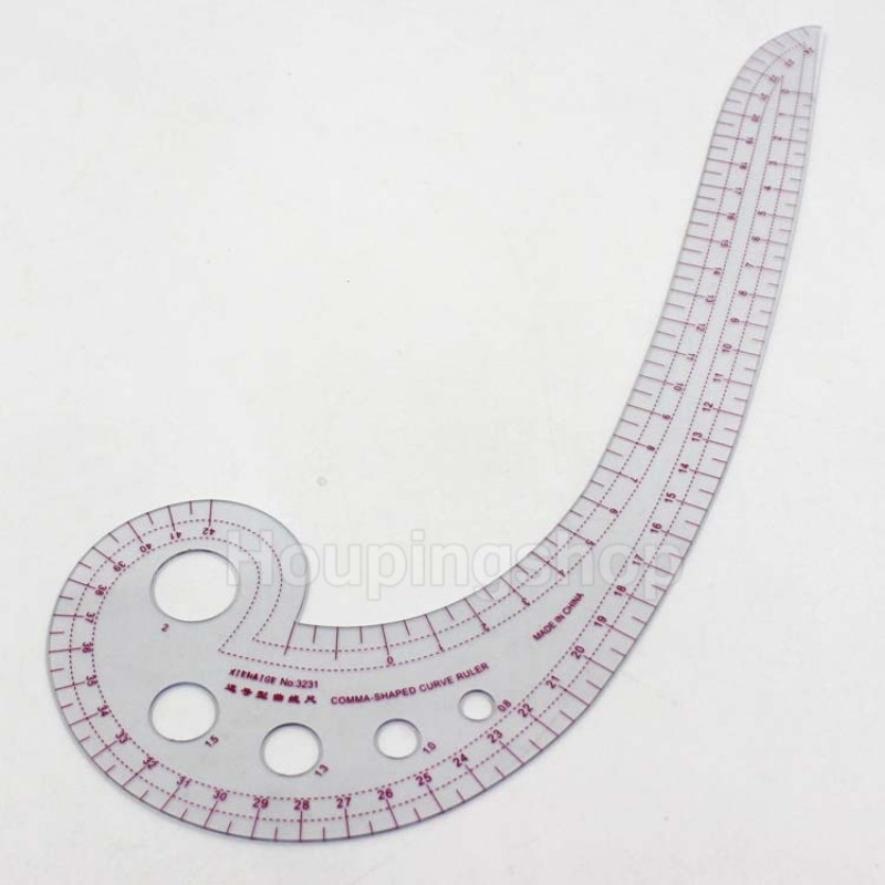 Multi-function French Curve Sewing Pattern Comma Ruler Measure for ...
