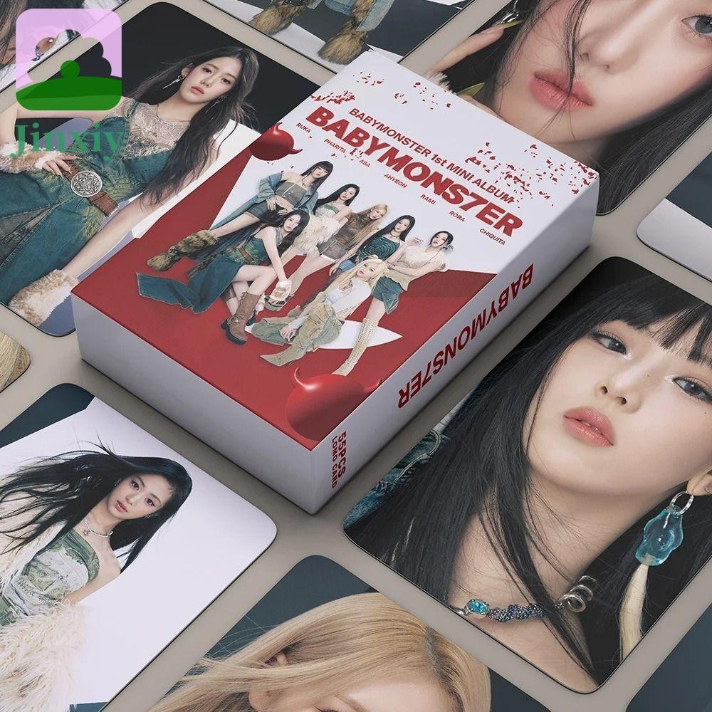 JINXIY 55Pcs/Set BM Lomo Cards, SHEESH Card Girl Group Idol Singer ...