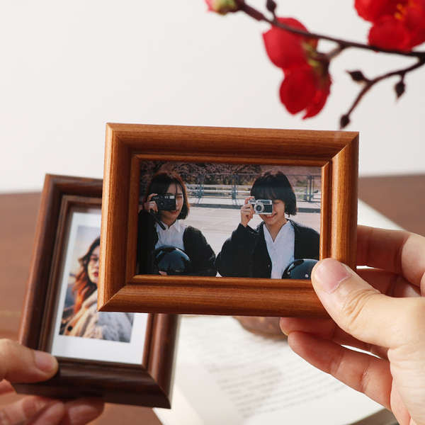 picture frames wall Bingkai foto kecil kayu pepejal mini, 3 inci, 3 ...