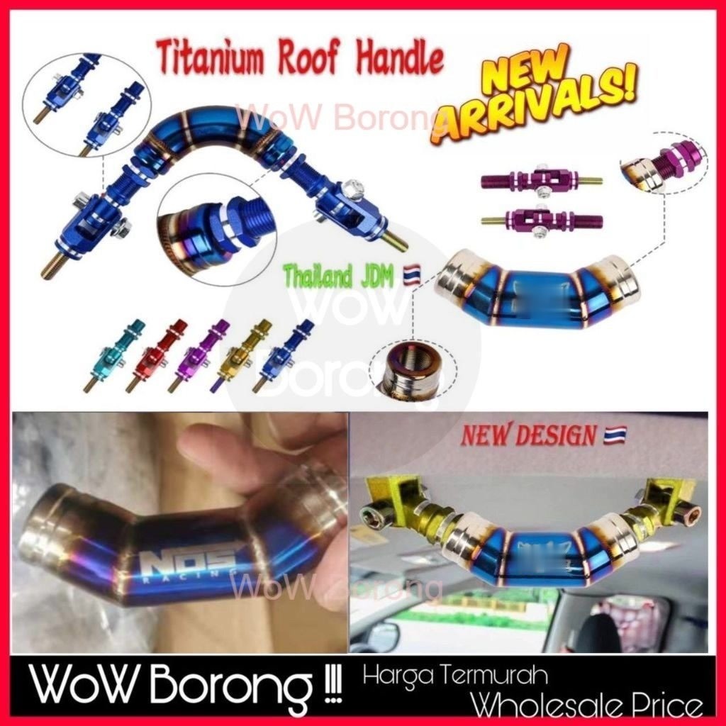 Titanium Blue Car Grib Handle / Roof Handle for 4x4 , Vans ,Trucks and ...