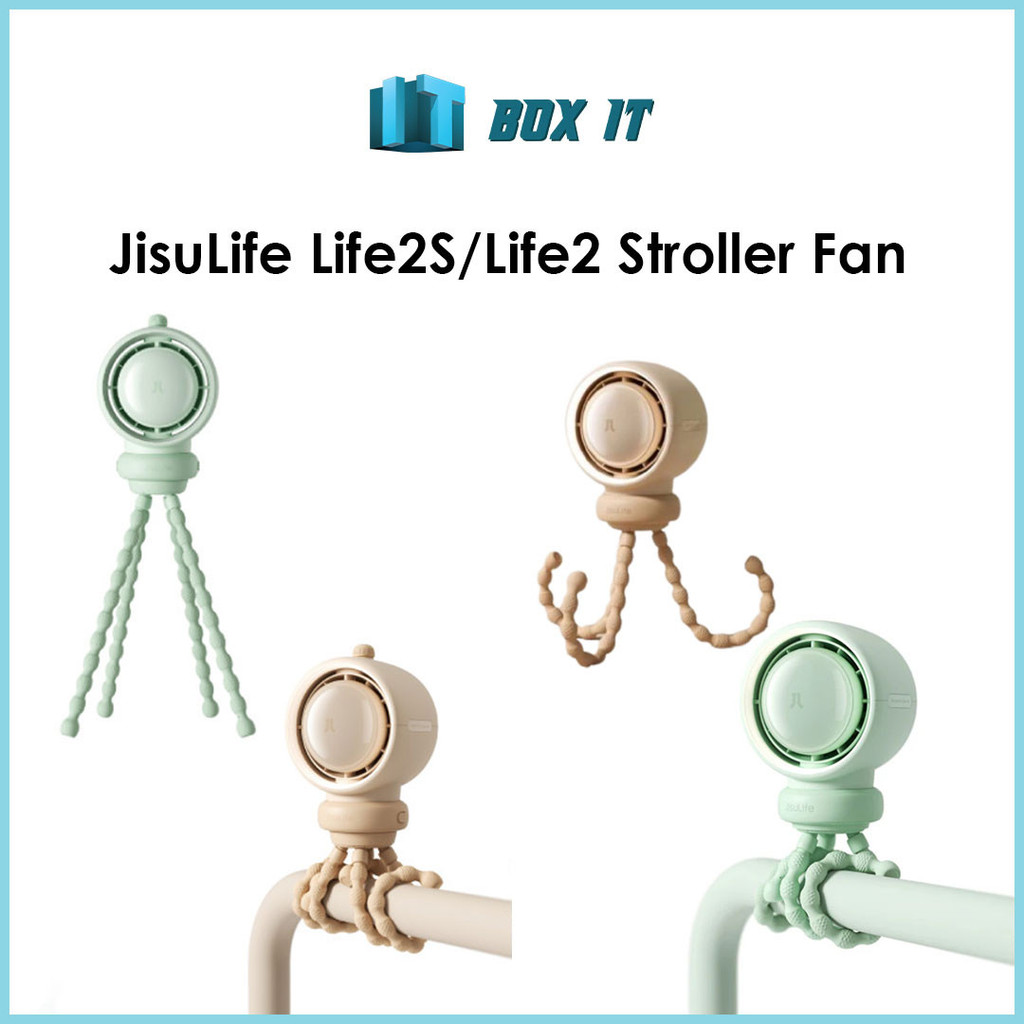 Jisulife Stroller Fan LIFE2S 5000mAh & LIFE2 4000mAh | Shopee Malaysia