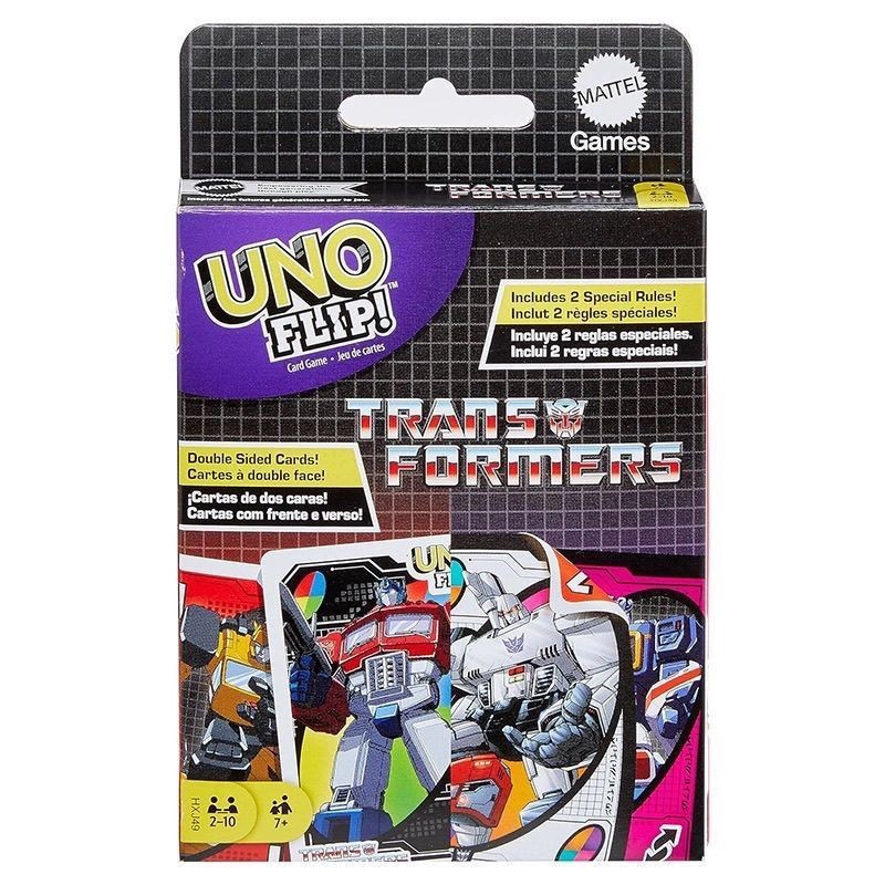 Transformers UNOCard flip Double-Sided Play Transformer Peripheral ...