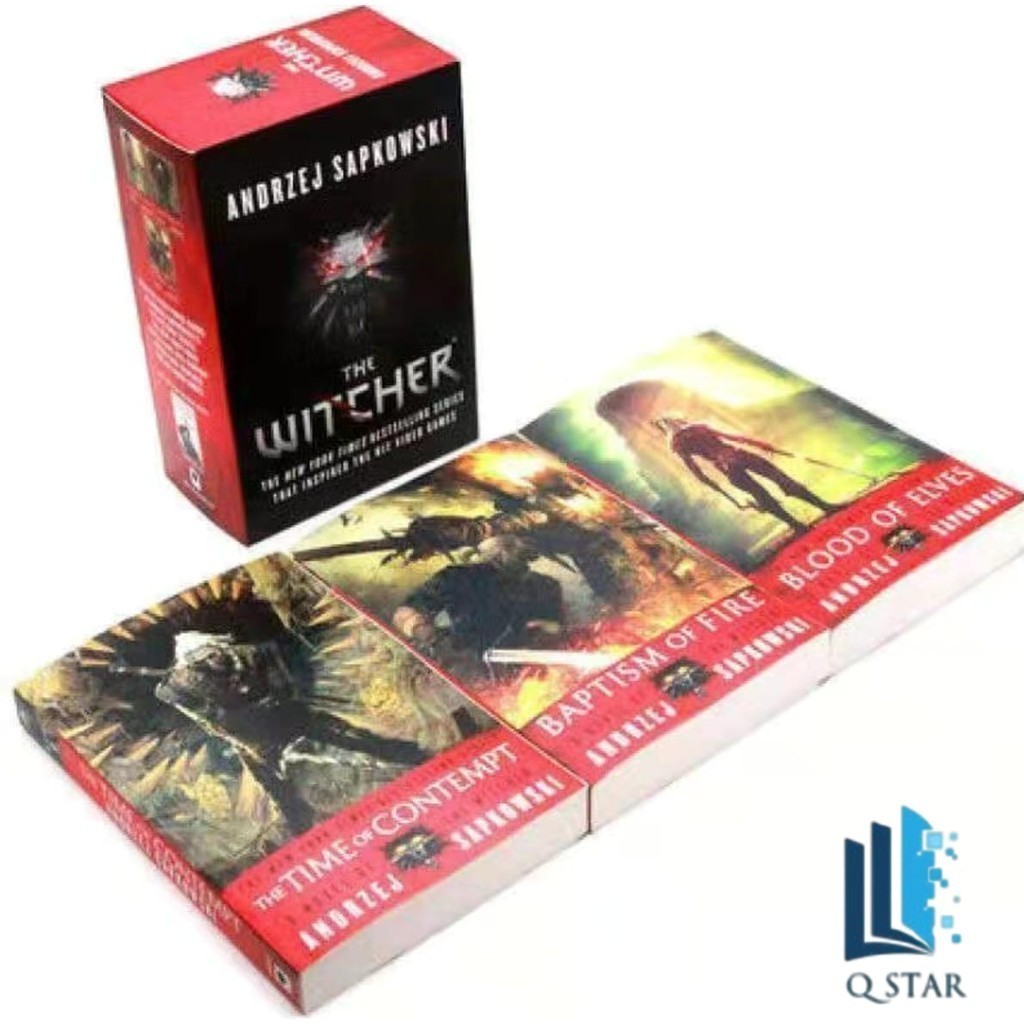 The Witcher Story Book Novel Set (3 Books) DEFECT SET | Shopee Malaysia