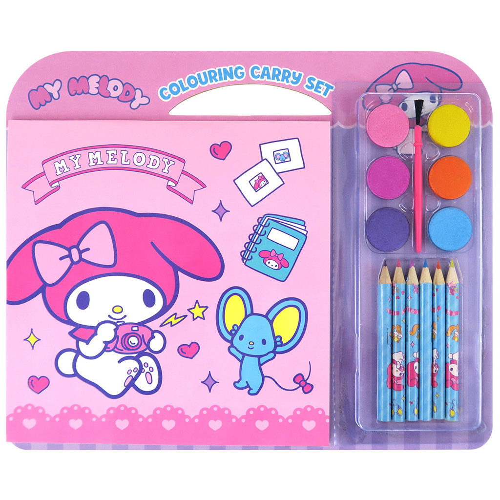 Melody With Mouse Coloring Carry Set (9106) | Shopee Malaysia