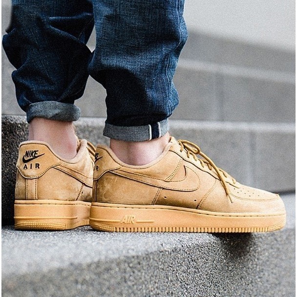 [Ready stock ] 100% original Nike Air Force 1 low flax AF1 men's shoes ...