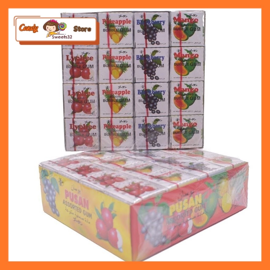Pusan Bubble Gum 48pcs (childhood snack) | Shopee Malaysia