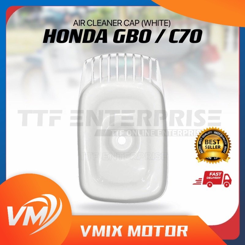 HONDA GBO / GBOJ / C70 / C50 / C100 / C70Z AIR CLEANER CAP (WHITE ...