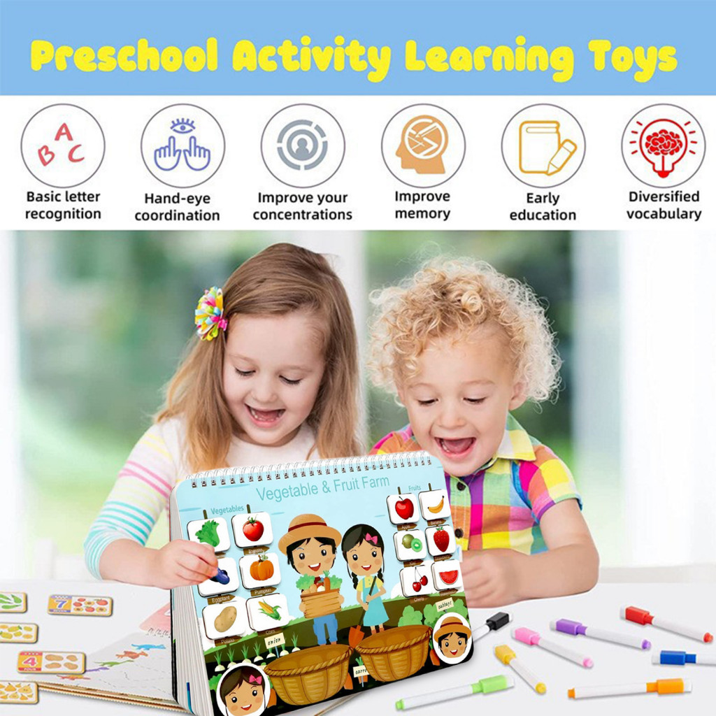 Lingoer| Weather Busy Book Toddlers Busy Book Fun and Educational ...