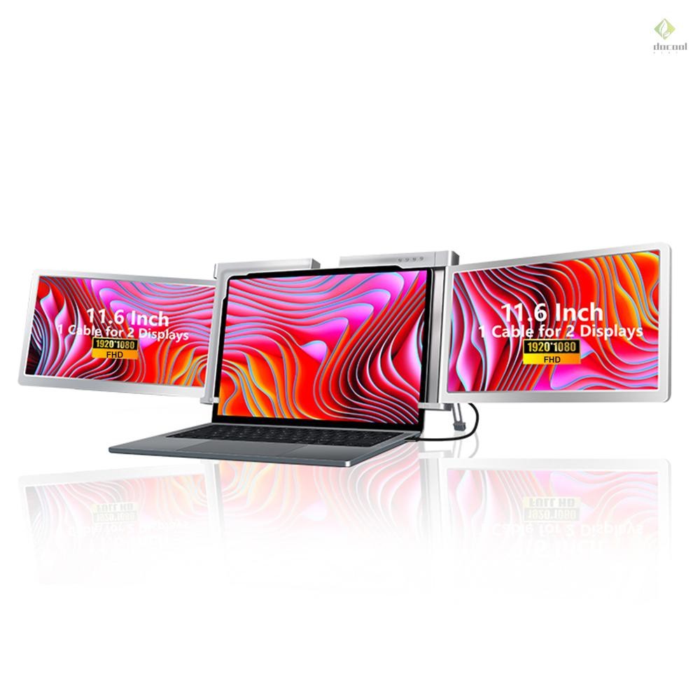 11.6 inches Laptop Expansion Screen FHD Portable Tri-screen Monitor ...