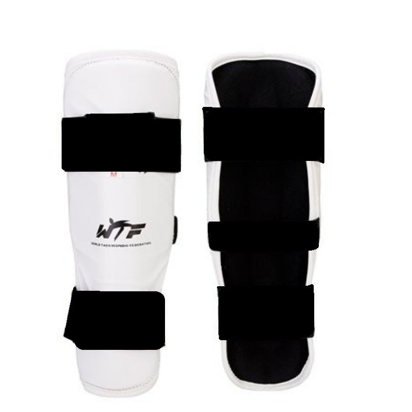 White Colour WTF Taekwondo Karate Silat ITF Leg Glove Shin Foot Forearm ...