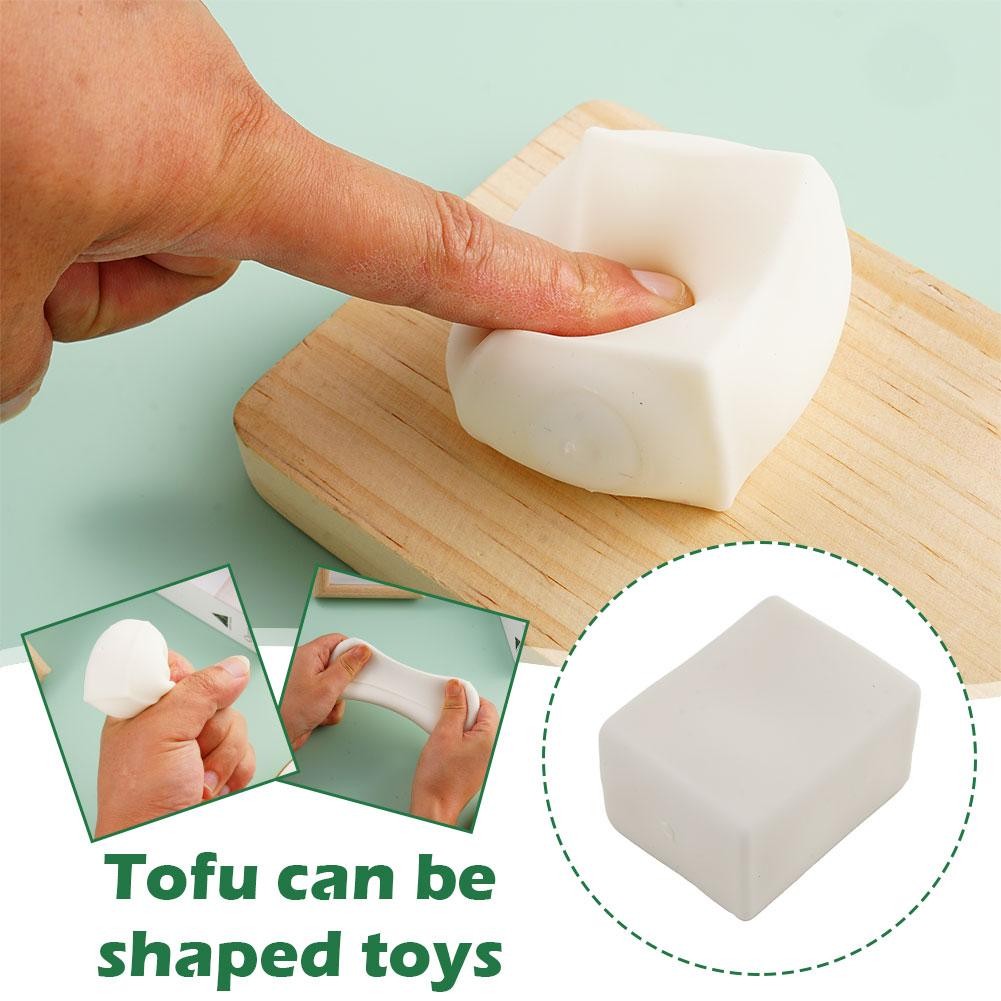 Soft Tofu Decompression Toys Cute 3d Snapper Cube Squishy Birthday ...
