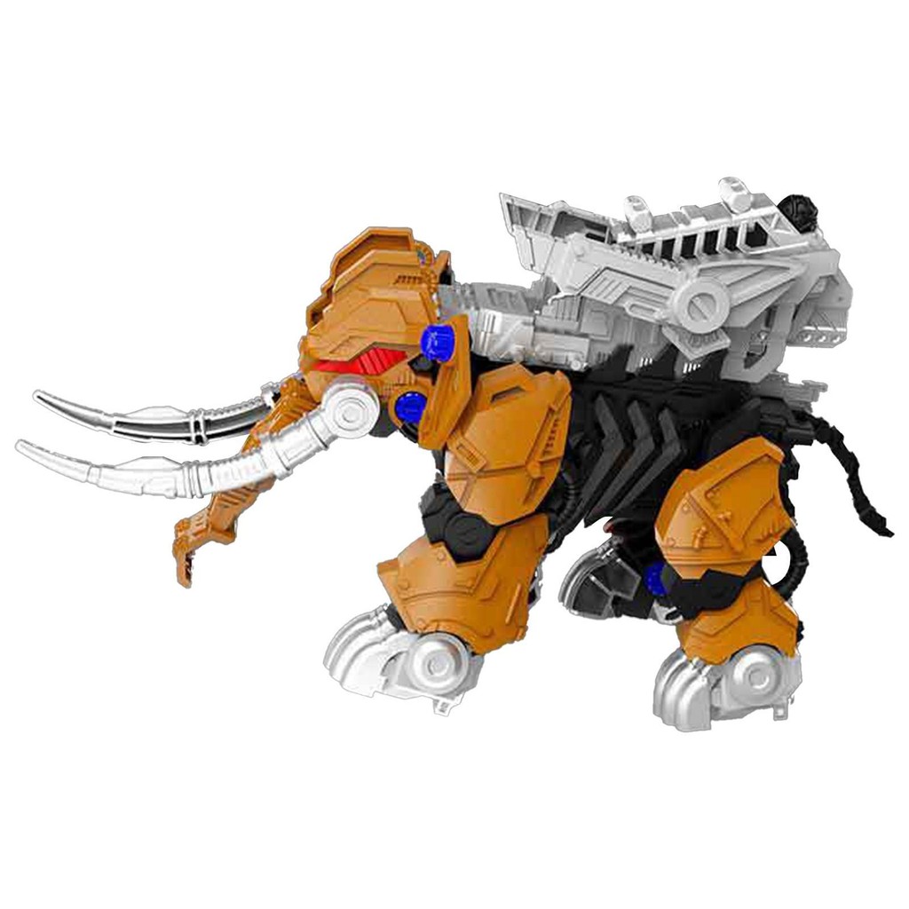 Mammoth Building Blocks Kid's Mammoth Assembly Set Built-in Electric ...