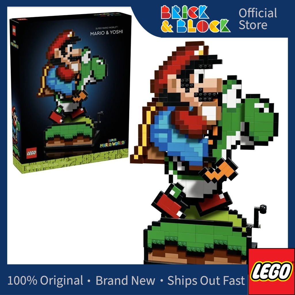 LEGO 71438 Super Mario World: Mario & Yoshi | LEGO Super Mario | Shopee ...